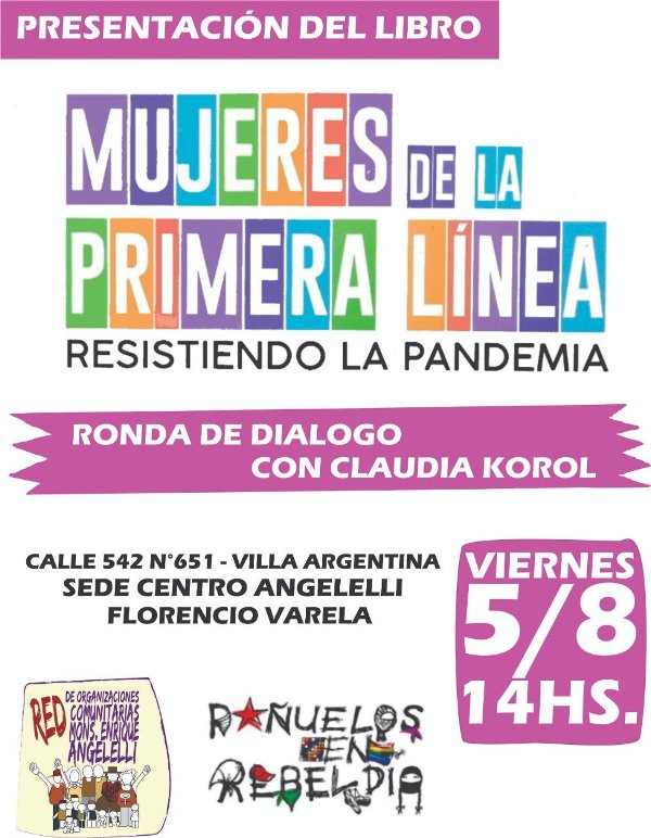 Se presenta el libro Mujeres de la primera línea – Andar